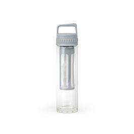 Cold brew infuser bottle Moshi glass grey